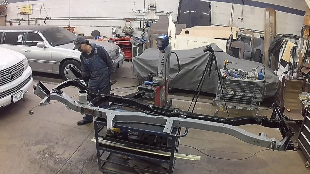 1972 Triumph GT6 Restoration - Part 27 - Frame / Chassis work - YouTube