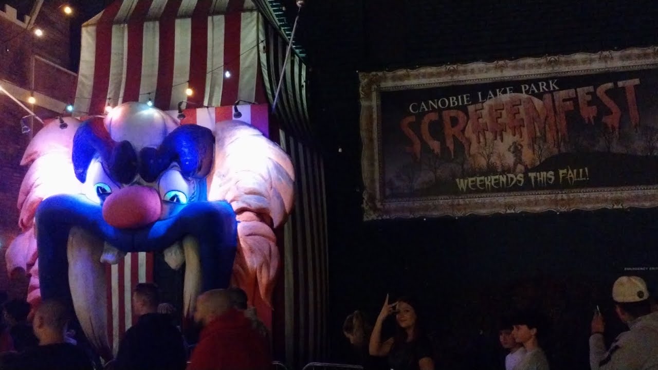 Canobie Lake Park ScreeemFest Closing Weekend Vlog on November 1 2024 ...
