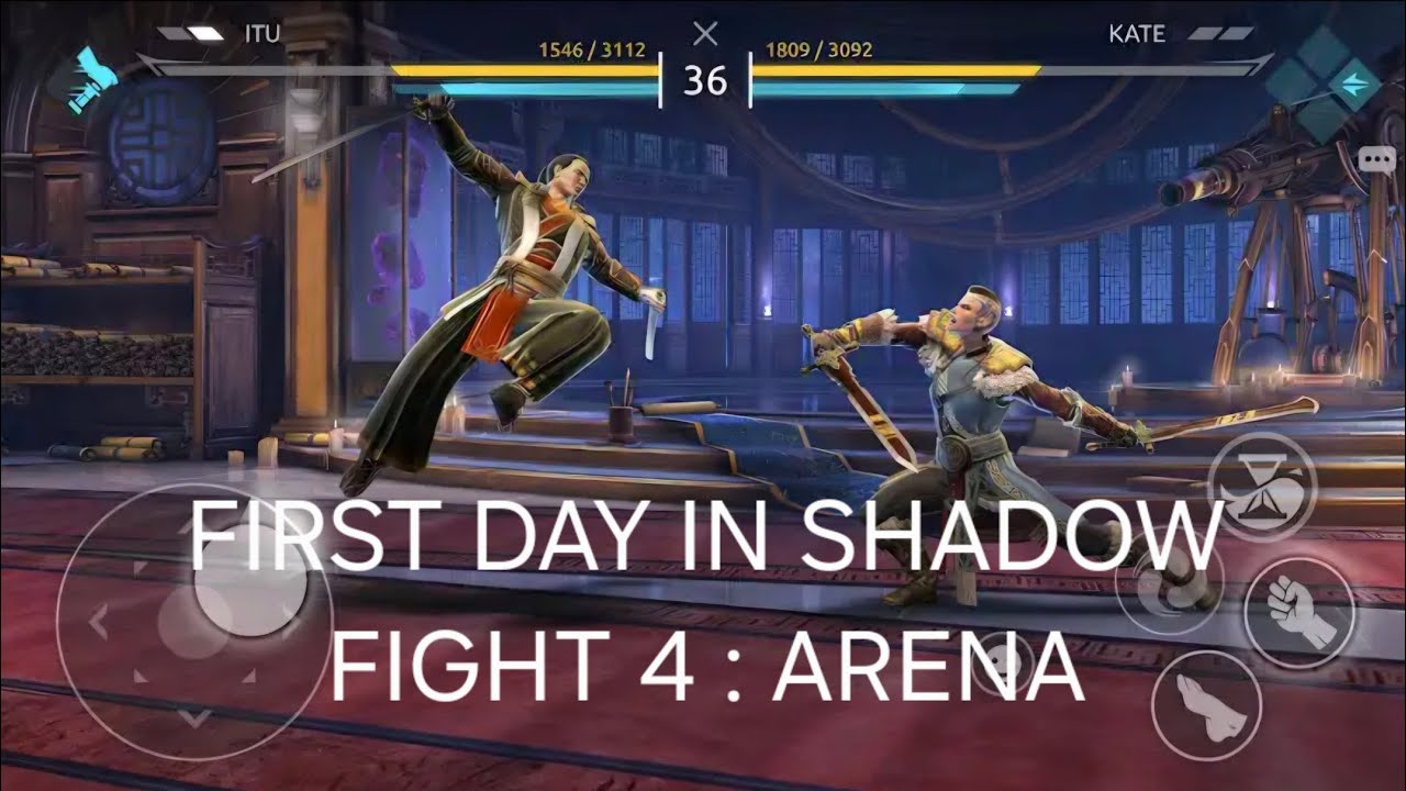 FIRST DAY IN SHADOW FIGHT 4 / STTIVER PLAYZ - YouTube