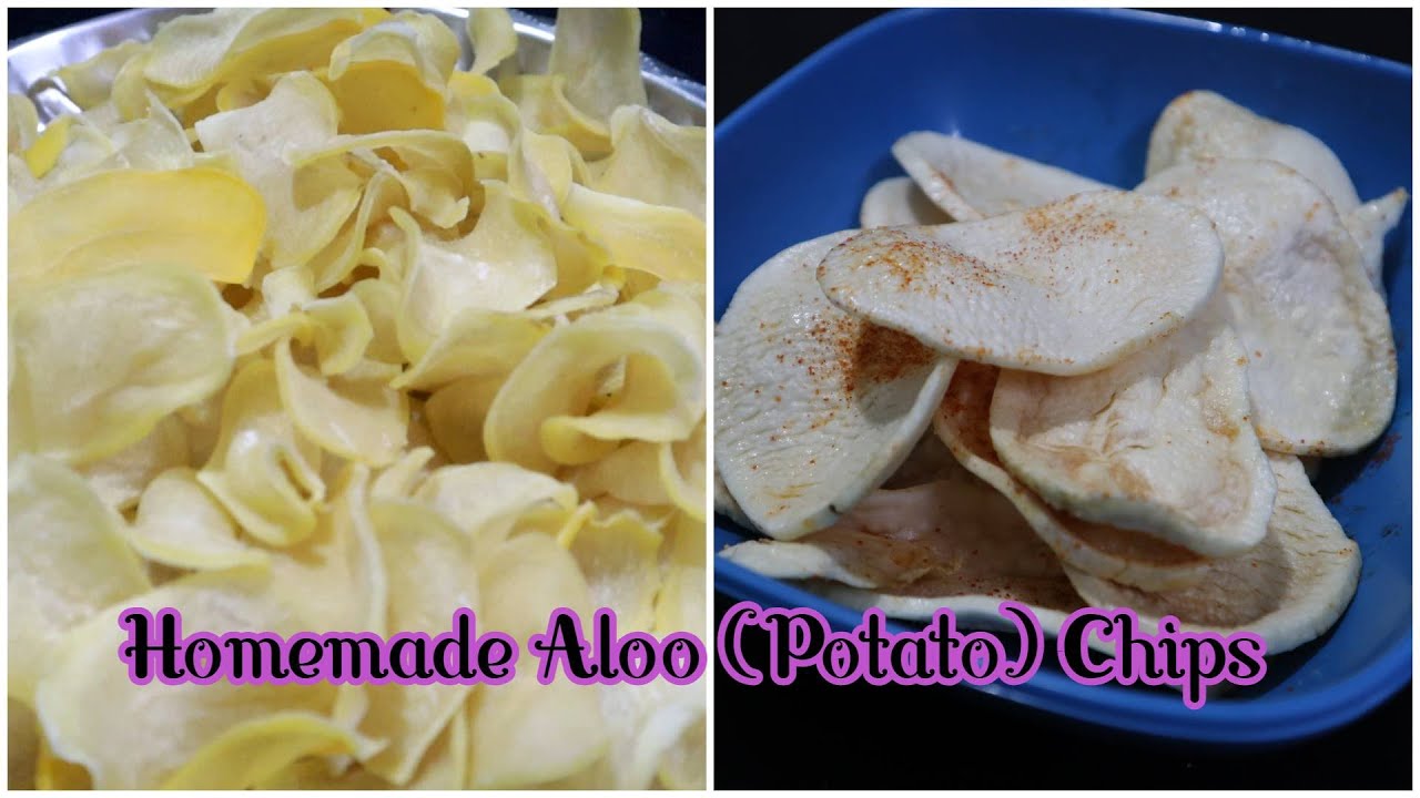 Homemade Aloo Chips | Sundried Potato Chips | Tea time snacks | Batata ...