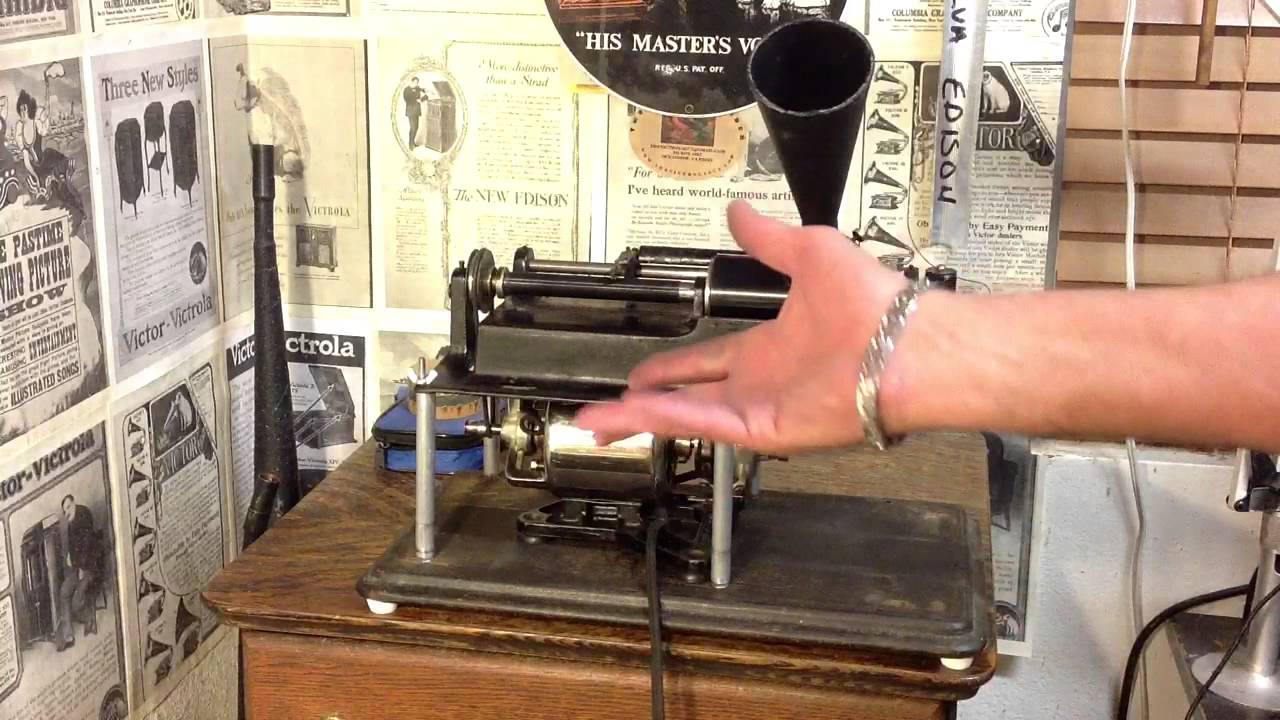 edison electric cylinder lathe / riser covers installed - YouTube