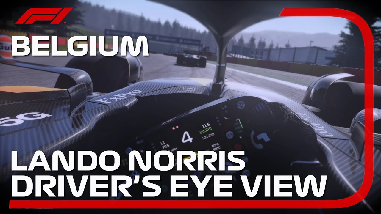 F1 2022 Driver's Eye View - Lando Norris Onboard Race at Spa - Belgian ...