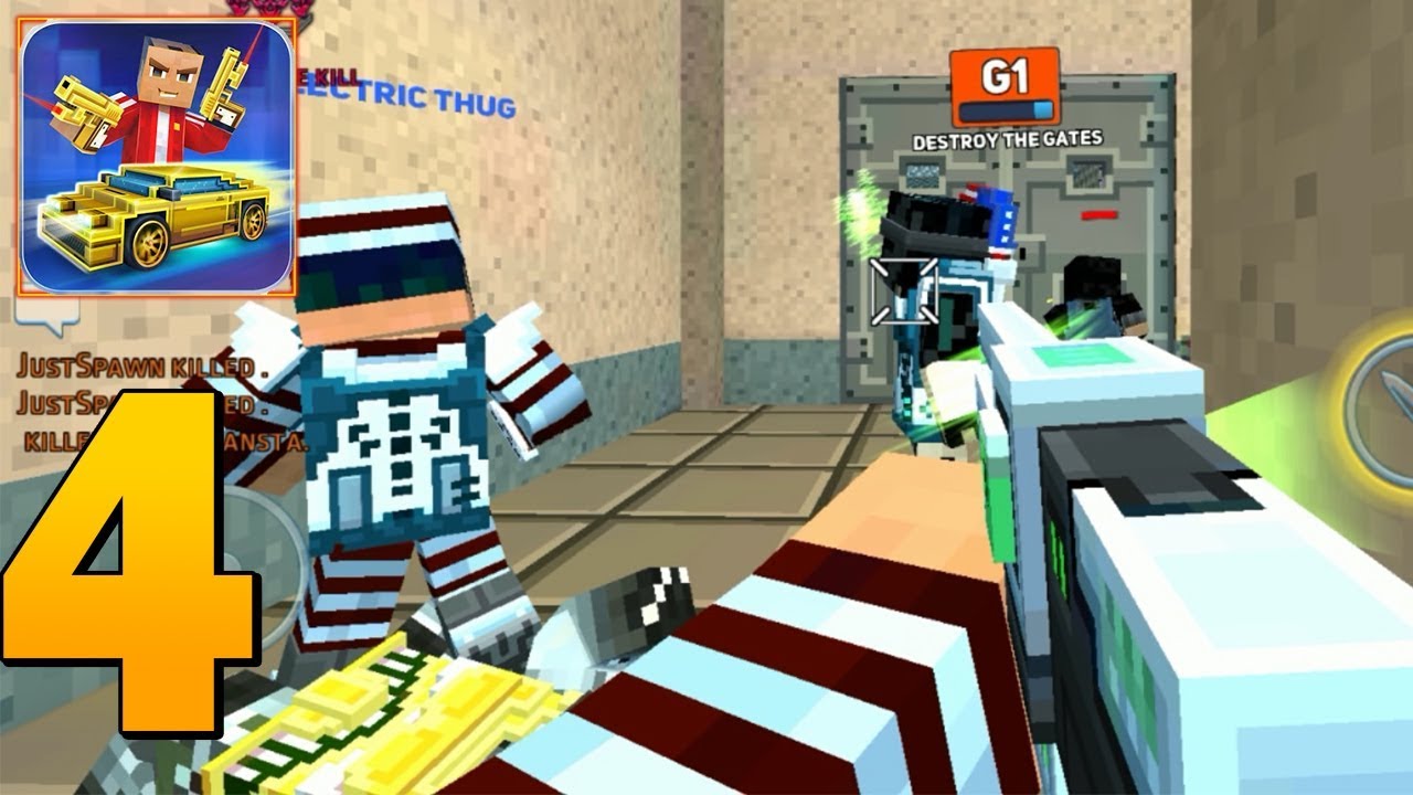 Block City Wars - Gameplay Walkthrough Part 4 - Cops & Robbers (IOS ...