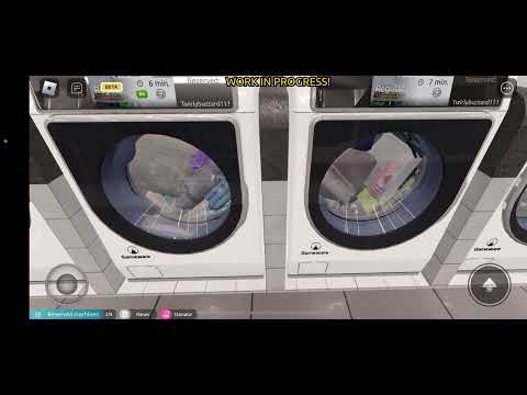 Roblox playing washing machine game - YouTube
