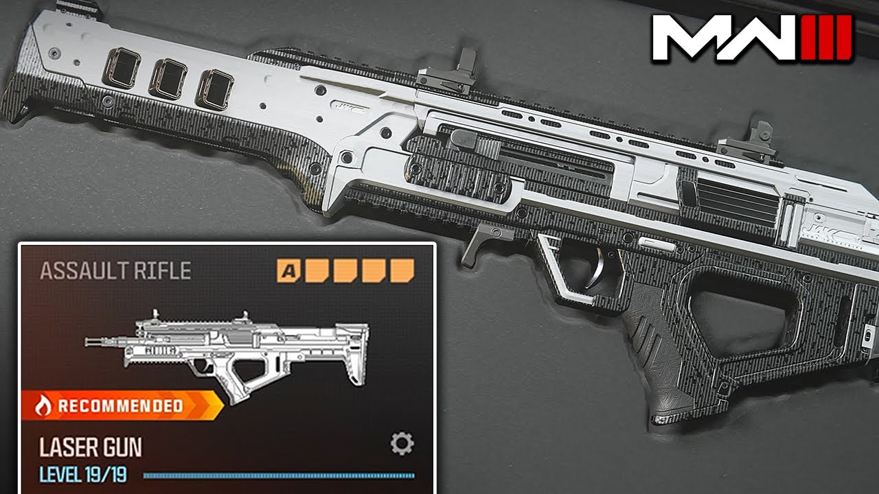 The 5-Round Burst LASER Gun in MW3.. - YouTube