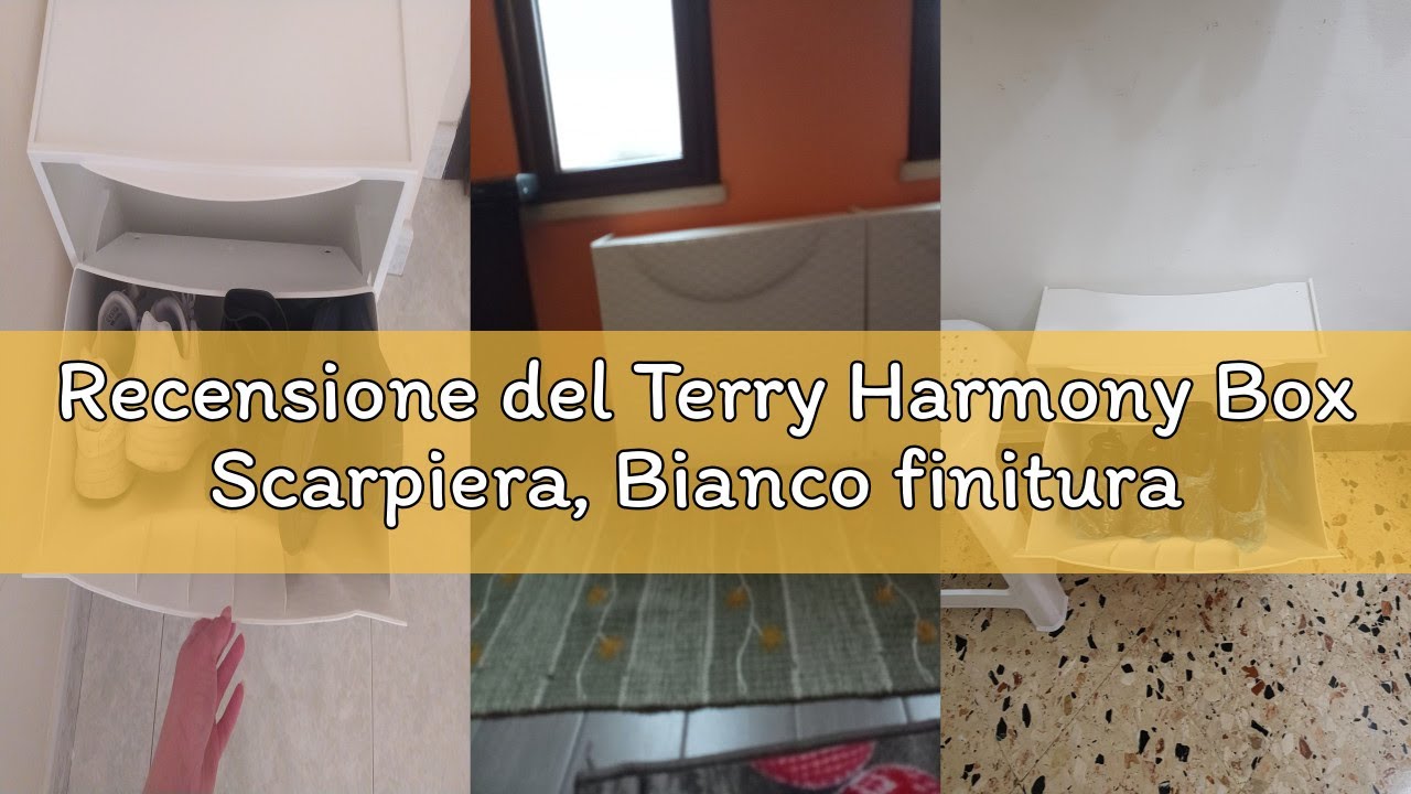 Recensione del Terry Harmony Box Scarpiera, Bianco finitura Rattan ...