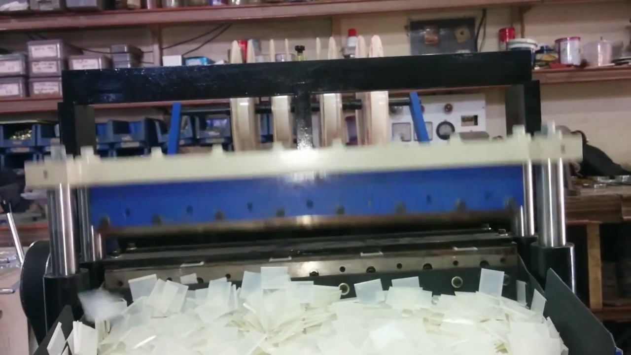 papper forming and cutting machine - YouTube