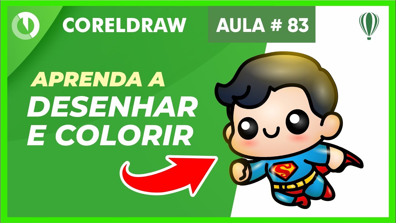 Como fazer um desenho e colorir no Corel Draw de modo fácil usando a ...