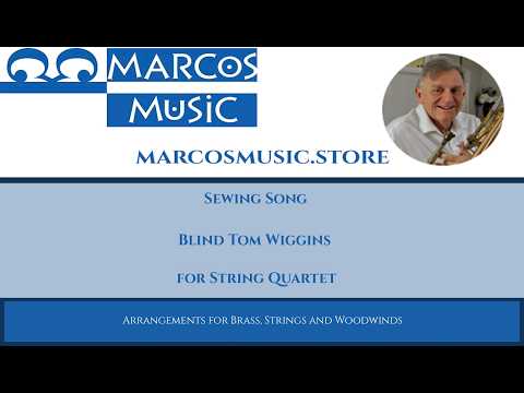 Sewing Song-Imitation of a Sewing Machine #blindtomwiggins # ...