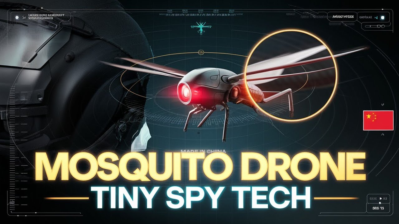 China’s Mosquito Drone: The Tiny Spy Changing Military Tech! - YouTube