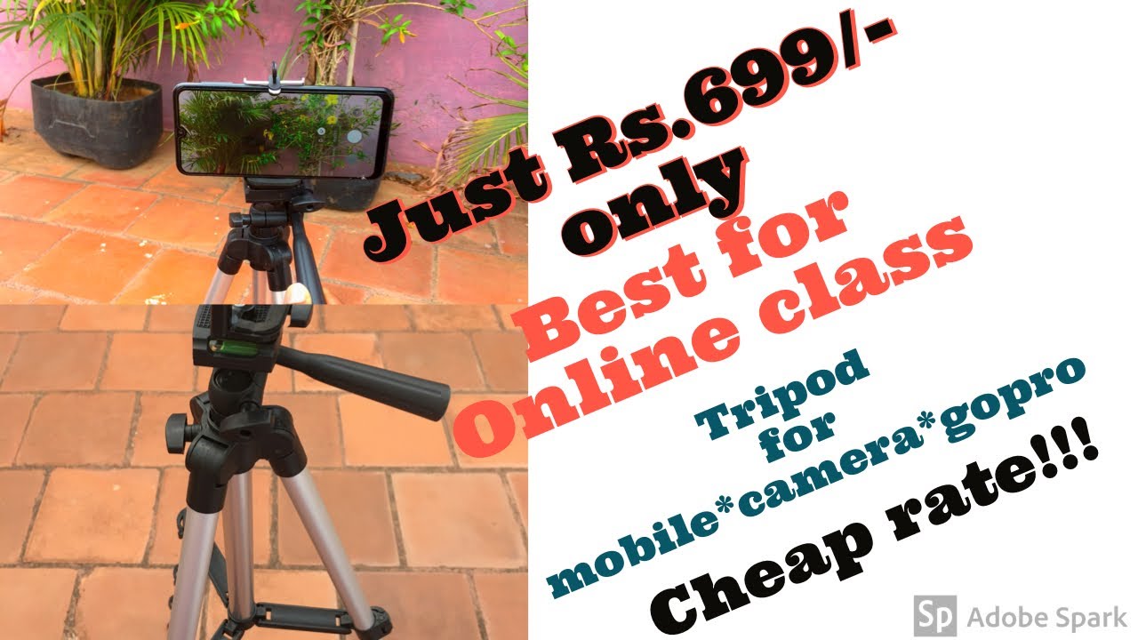 Cheap and best for online classes | tripod - YouTube