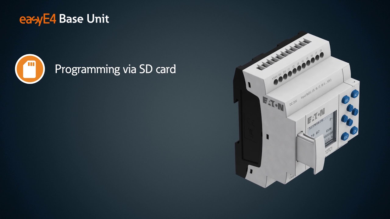 easyE4 Nano Programmable Logic Controller - YouTube