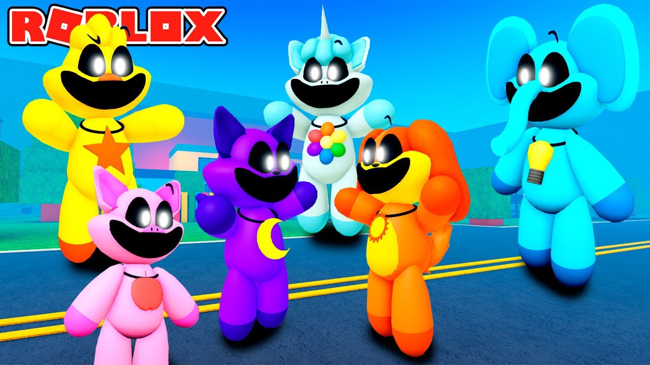 LOS SMILING CRITTERS VERSION ADORABLE EN ROBLOX | JehxTp - YouTube