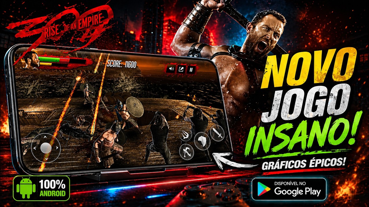 300 Rise of an Empire vale a pena? ⚔️ Jogo de Guerra ÉPICO no Android ...