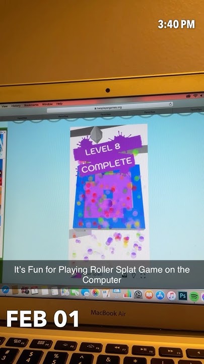 It’s Fun for Playing Roller Splat Game on the Computer - YouTube