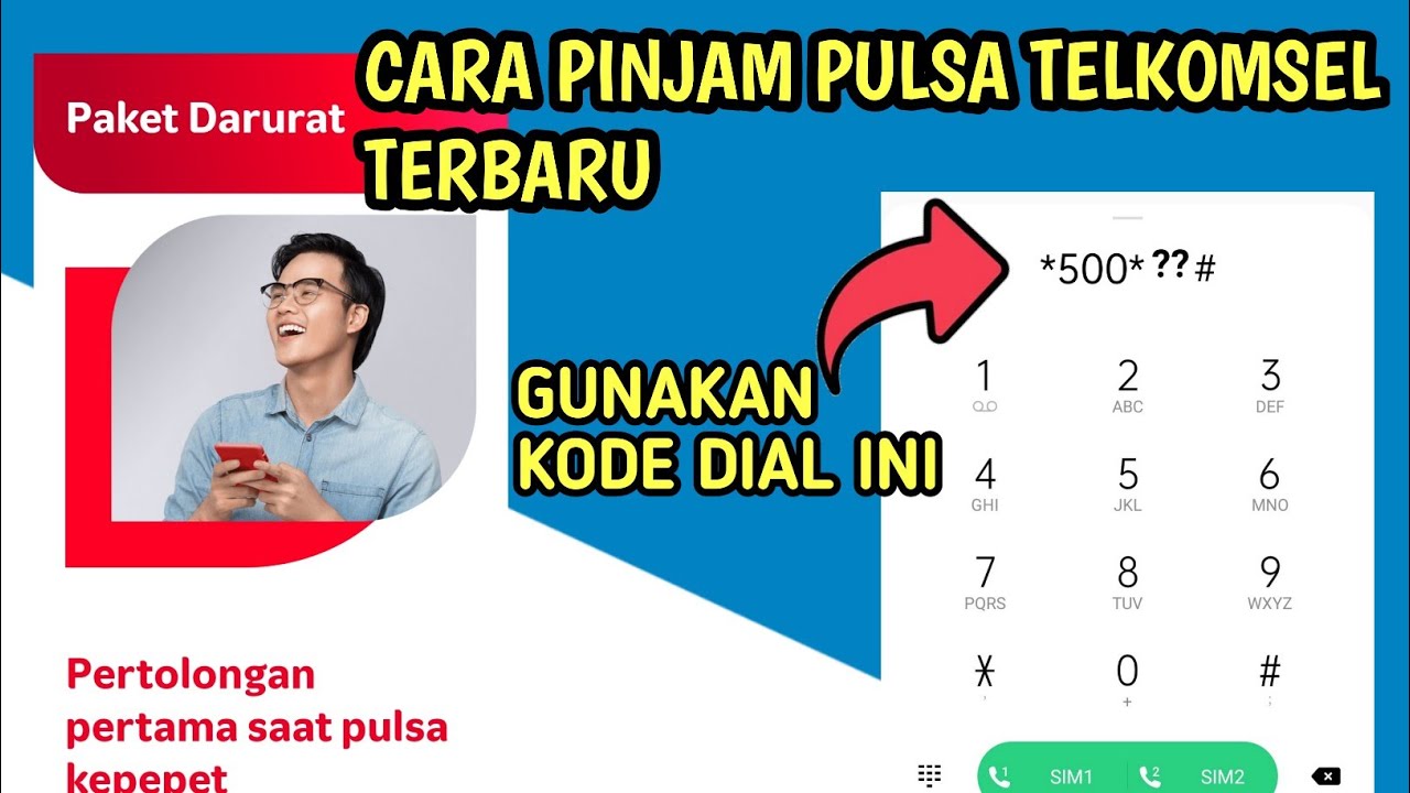 Cara Pinjam Pulsa Telkomsel Terbaru | Cara Hutang pulsa Telkomsel - YouTube
