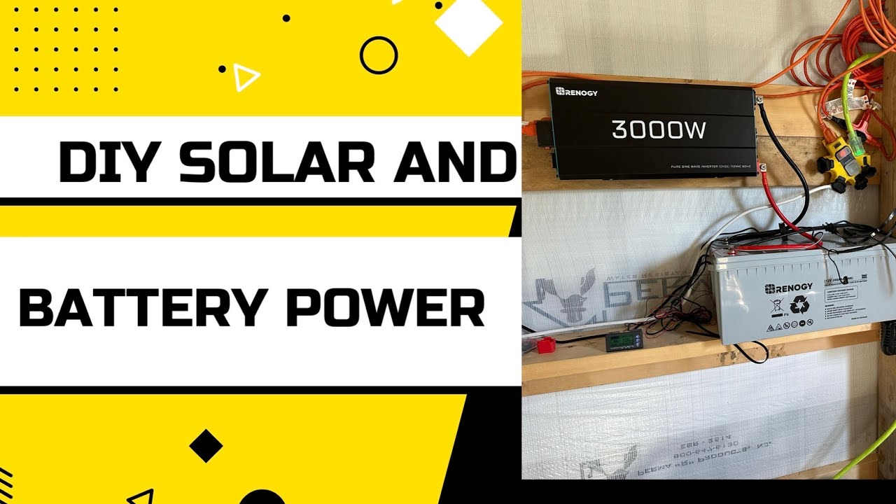 Off-Grid Solar Powered Shop | Part 1 | Test & Overview - YouTube