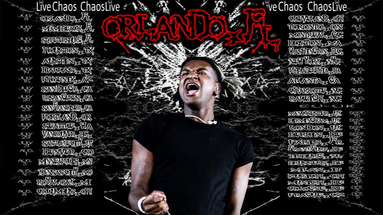 Ken Carson CHAOS TOUR (DAY 1 ORLANDO) - YouTube