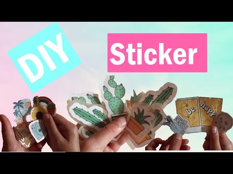 DIY Sticker selber machen/CreativeFamily - YouTube