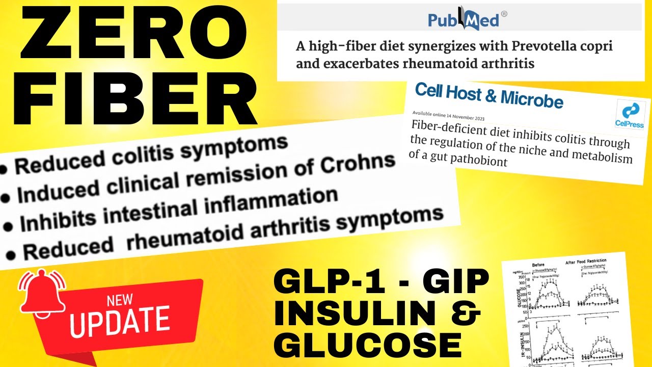 The BAD Impact of Fibre on Health: Full GIP, INSULIN Blood Glucose ...