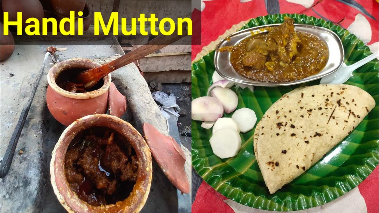 Bihari style Handi Mutton | Champaran Handi Mutton Plate | Patna Handi ...