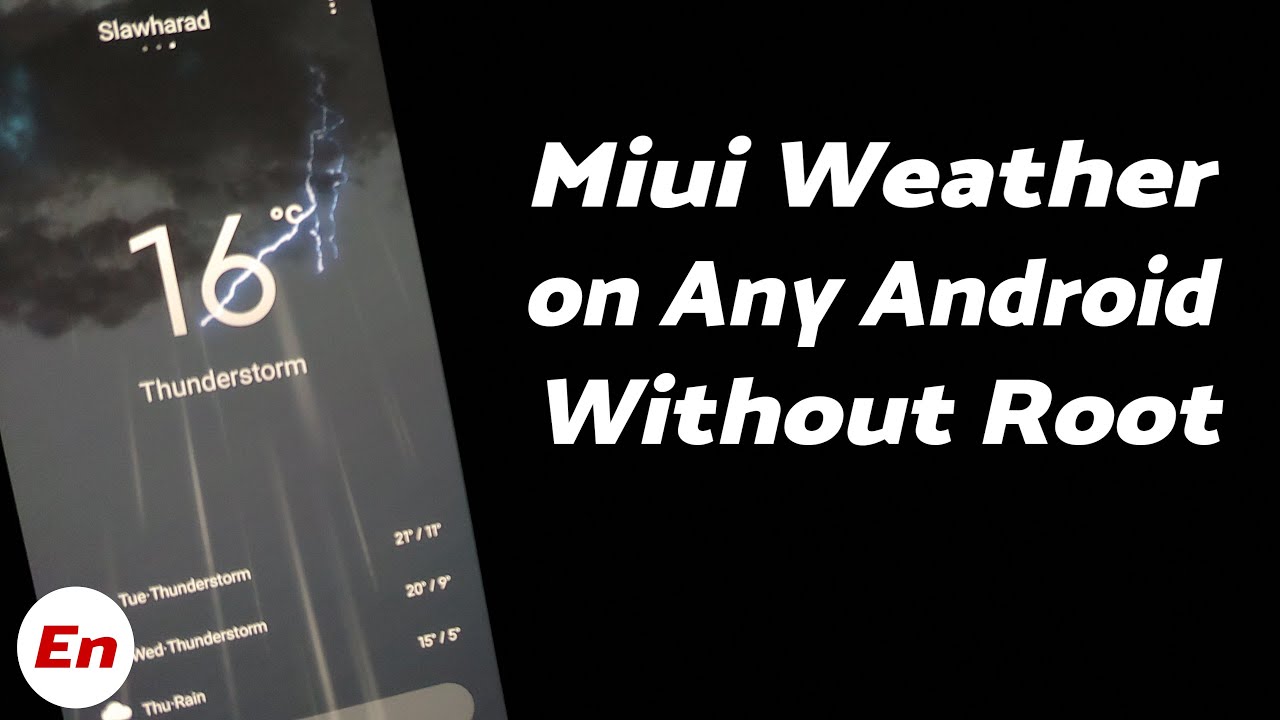 Xiaomi Miui 12 Weather App on Any Android Without Root | Mi Weather App ...