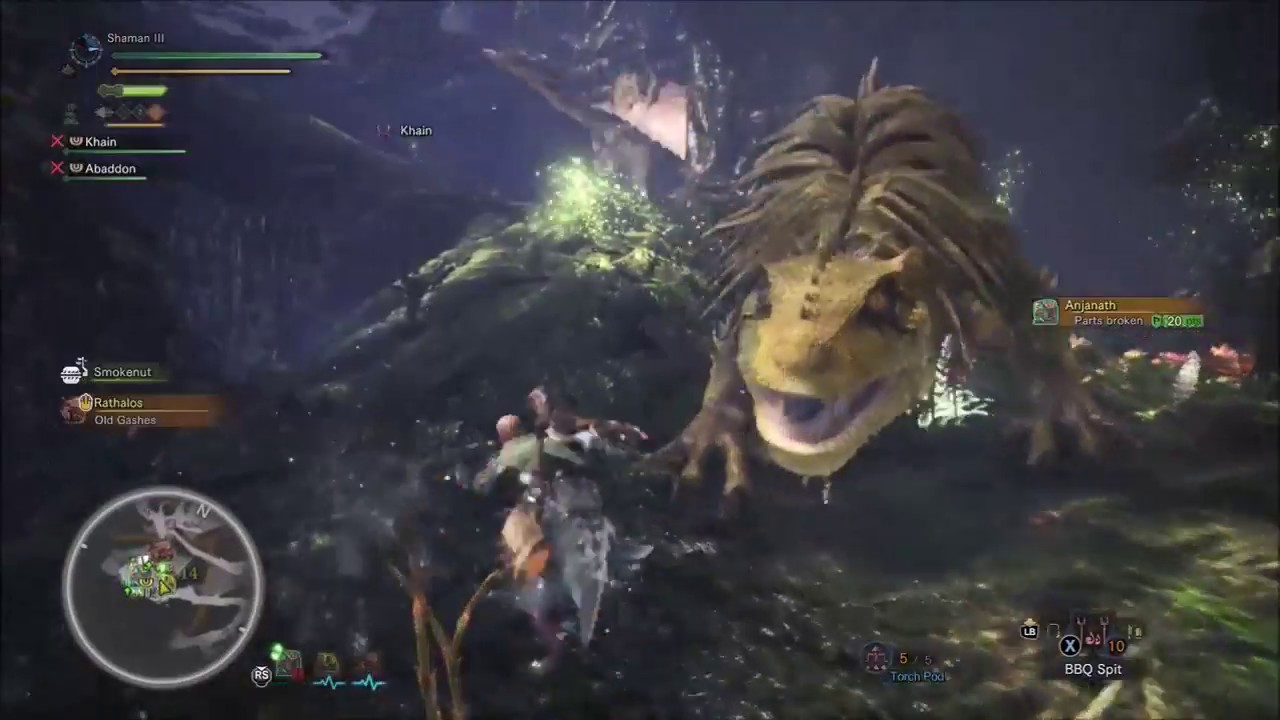 Monster Hunter: World | Rathalos vs Anjanath vs Great Jagras (MONSTER ...