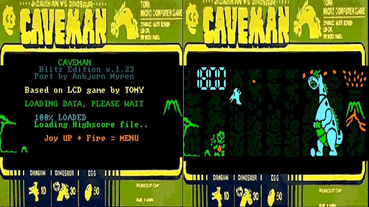 AMIGA Caveman Cave Man By Anbjorn Myren - YouTube