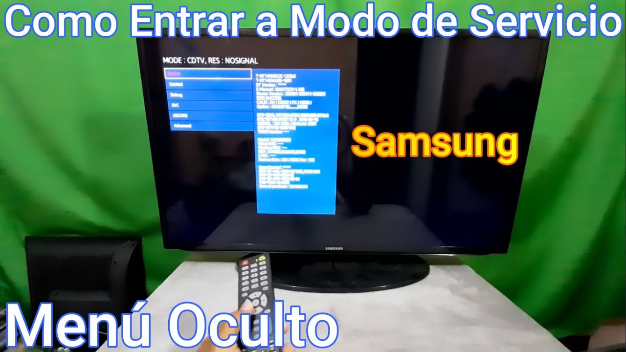 👉Como Entrar a Modo de Servicio o Menú Oculto SMART TV SAMSUNG👈 ...