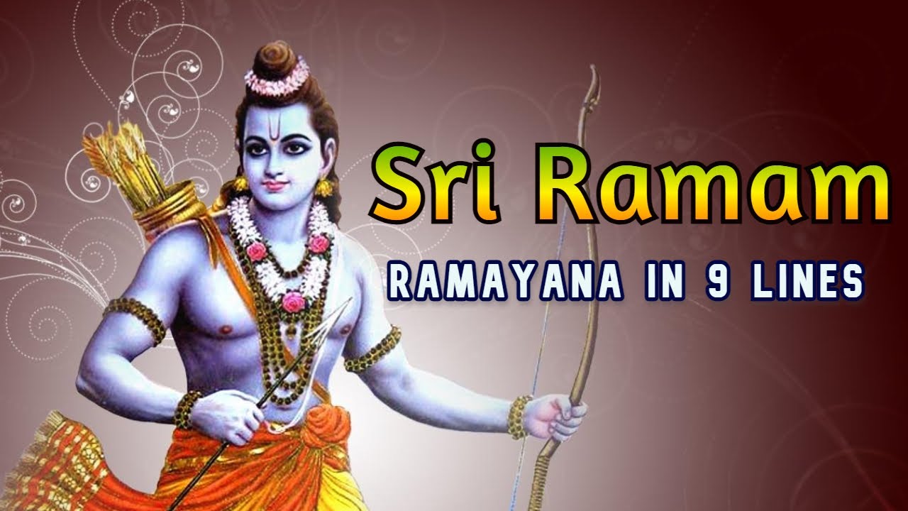 # Rama Song | Shri Ramam | Ramayana in 9 lines by Sankaracharya | R T ...