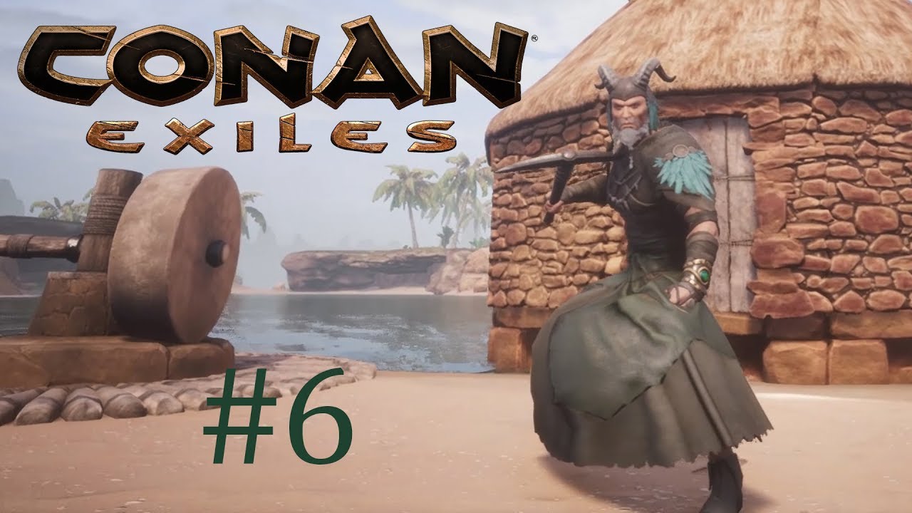 Conan Exiles - #6 Making Steel and Kambujan Shaman Armor! - YouTube