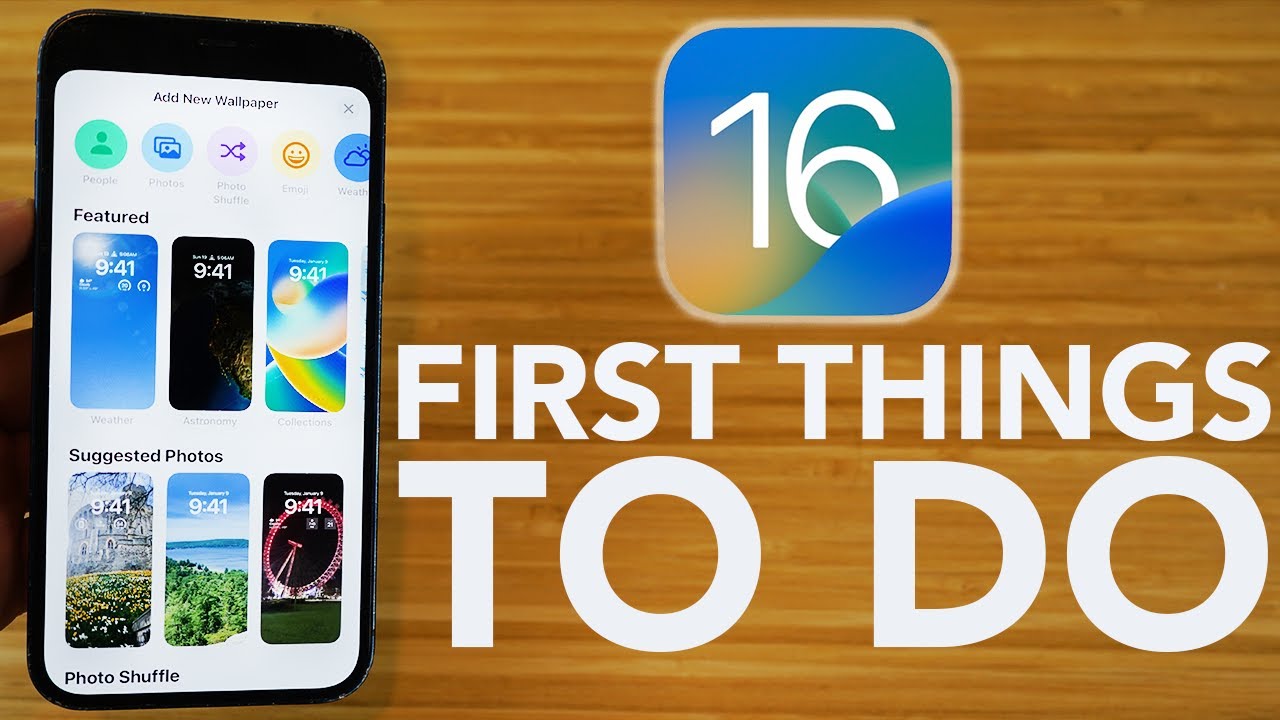 iOS 2022 - First 16 Things To Do With The New iOS Update - YouTube