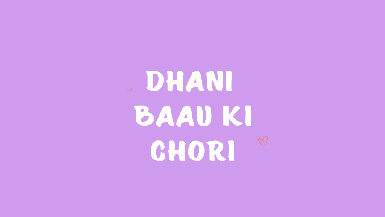 Dhani Bau Ko Chhori | Hrittal | Lyrics - YouTube