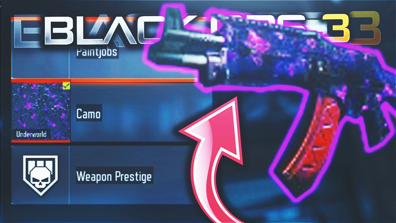 *NEW* PURPLE UNDERWORLD CAMO! - BLACK OPS 3 NEW "UNDERWORLD CAMO ...