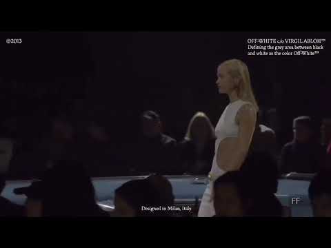 Carolyn Murphy for Virgil Abloh Off White FW 2020 2021 Paris - Timeless Fashion Designer