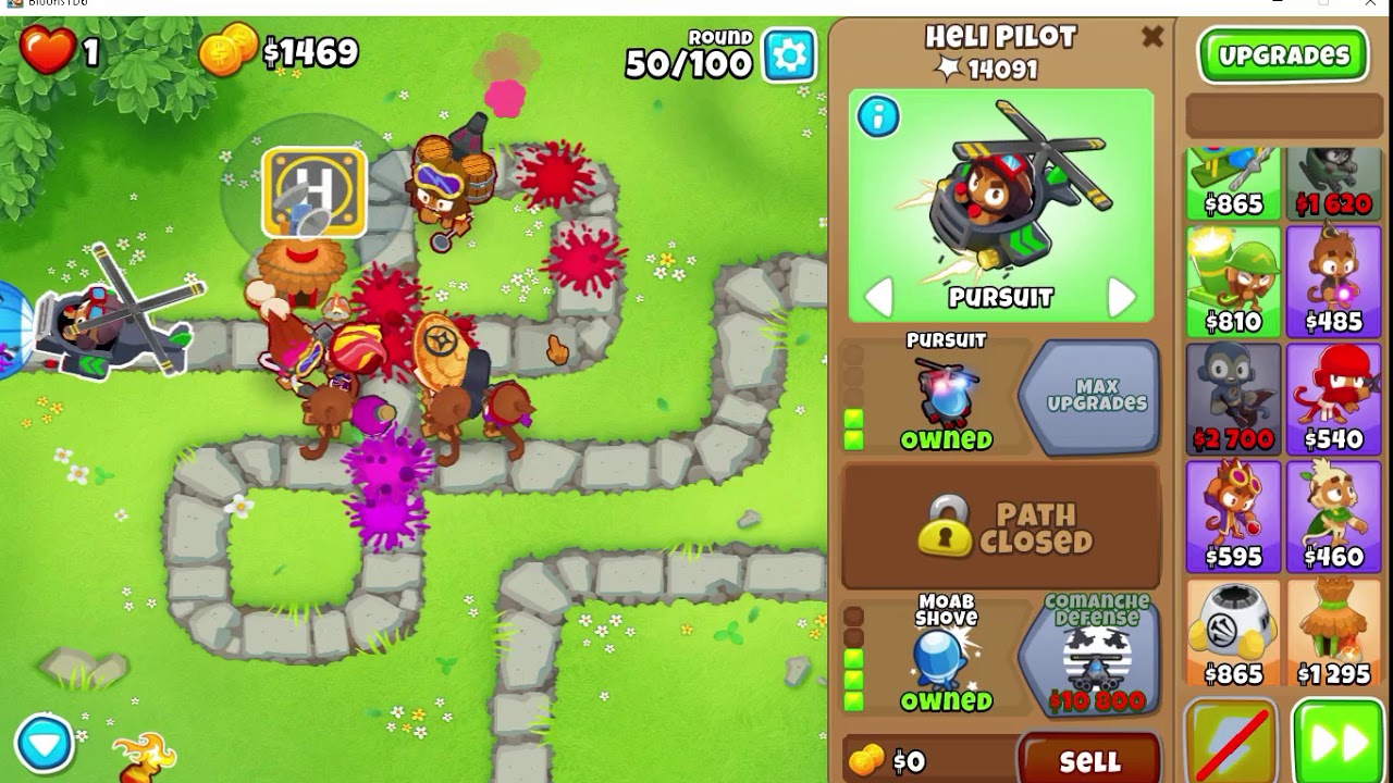Btd6 Chimps Black Badge Monkey Meadow - YouTube