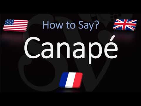 How to Pronounce Canapé? (CORRECTLY) - YouTube