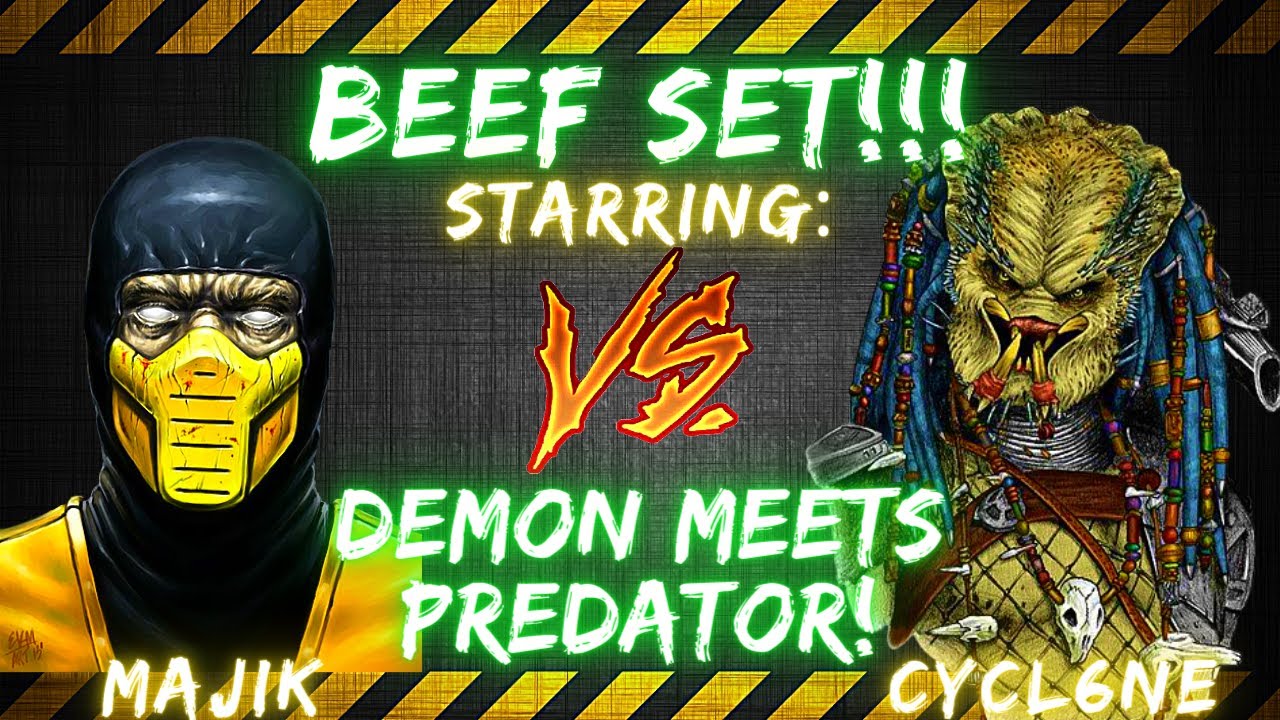 BEEF SET ft. Majik vs Cycl6ne! | DEMON MEETS PREDATOR - YouTube