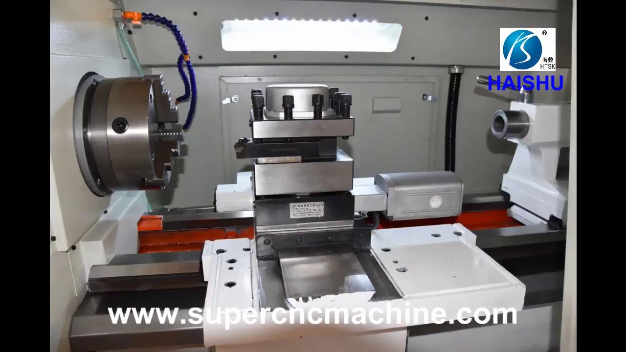 China horizontal CNC lathe manufacturer - YouTube