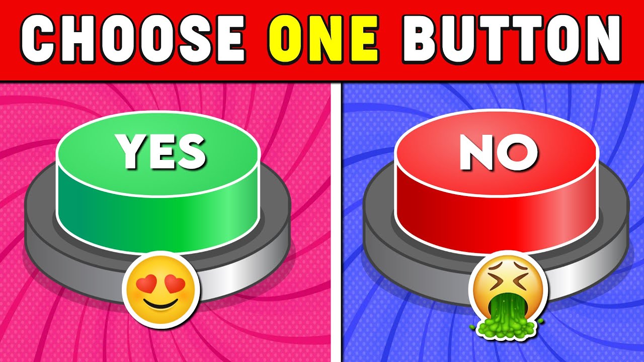 Choose One Button Food Edition | Yes Or No Challenge 🍔 🍟🍕 - YouTube