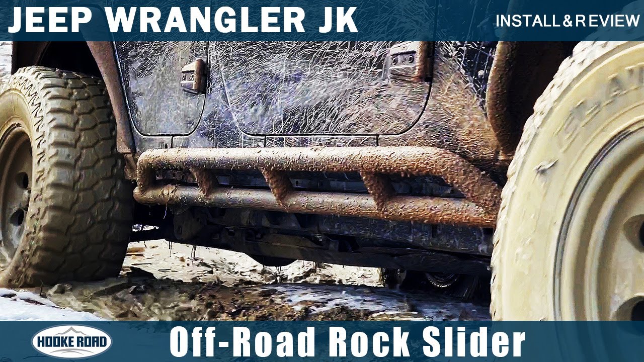 Jeep Wrangler Off Road Rock Slider Build Trail Test - YouTube
