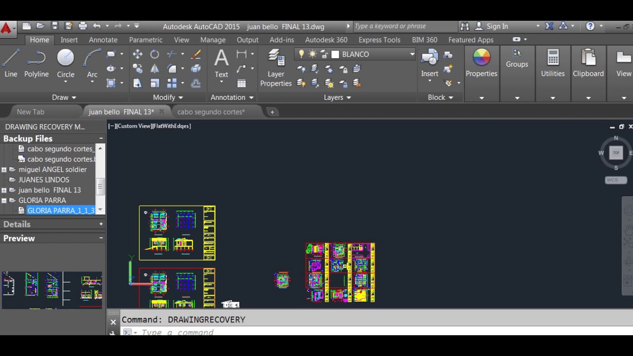 DIBUJO PERDIDO DE AUTOCAD ULTIMA FECHA - YouTube