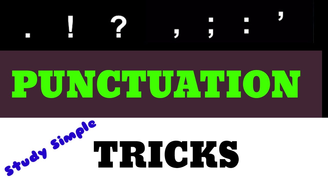 Punctuation Part-1 | Punctuation in English Grammar | Punctuation Marks ...