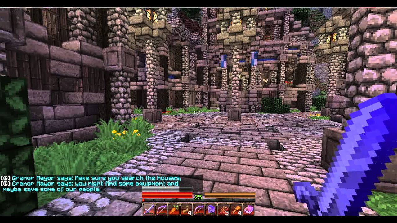 Minecraft The Wrath of the Fallen Episode 2- To Grenor! - YouTube