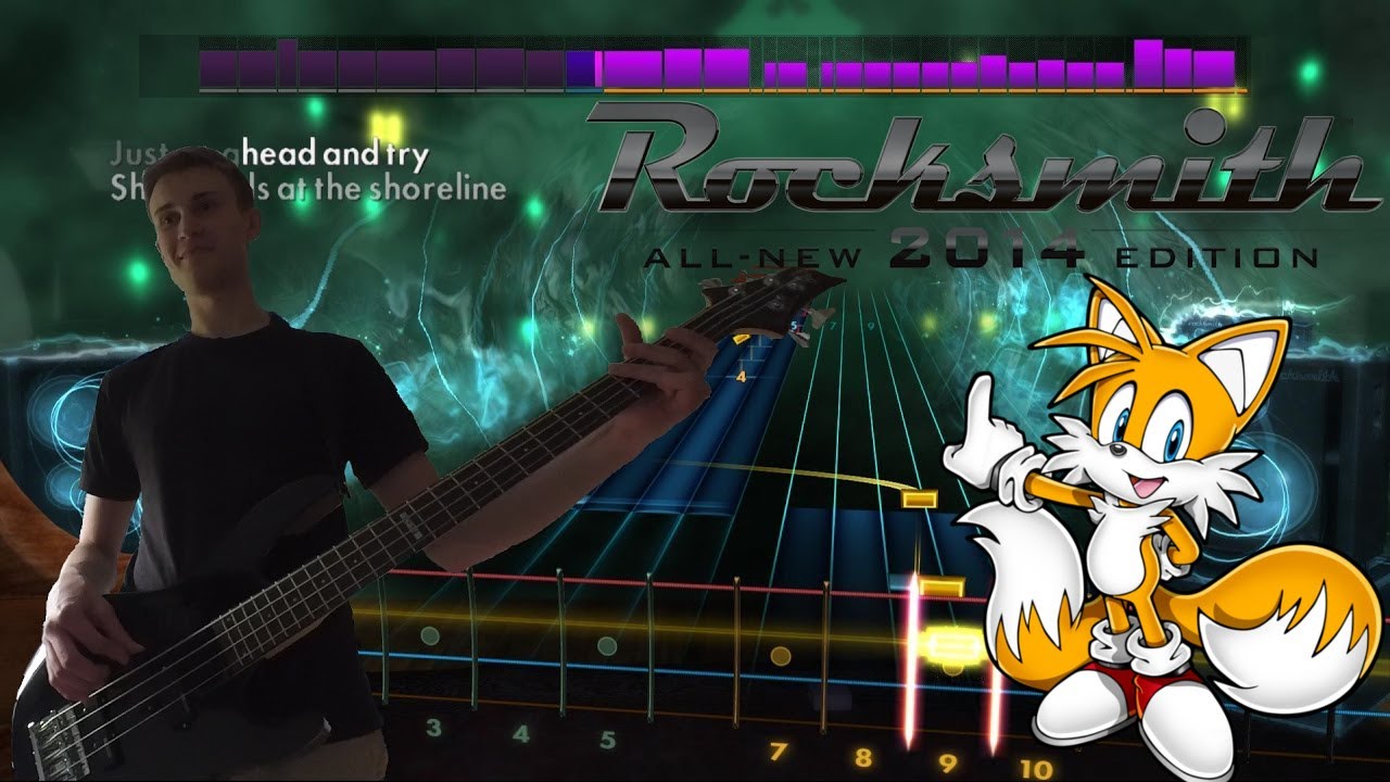 Believe In Myself - Tails' Theme (Let's play Rocksmith 2014 bass) - YouTube