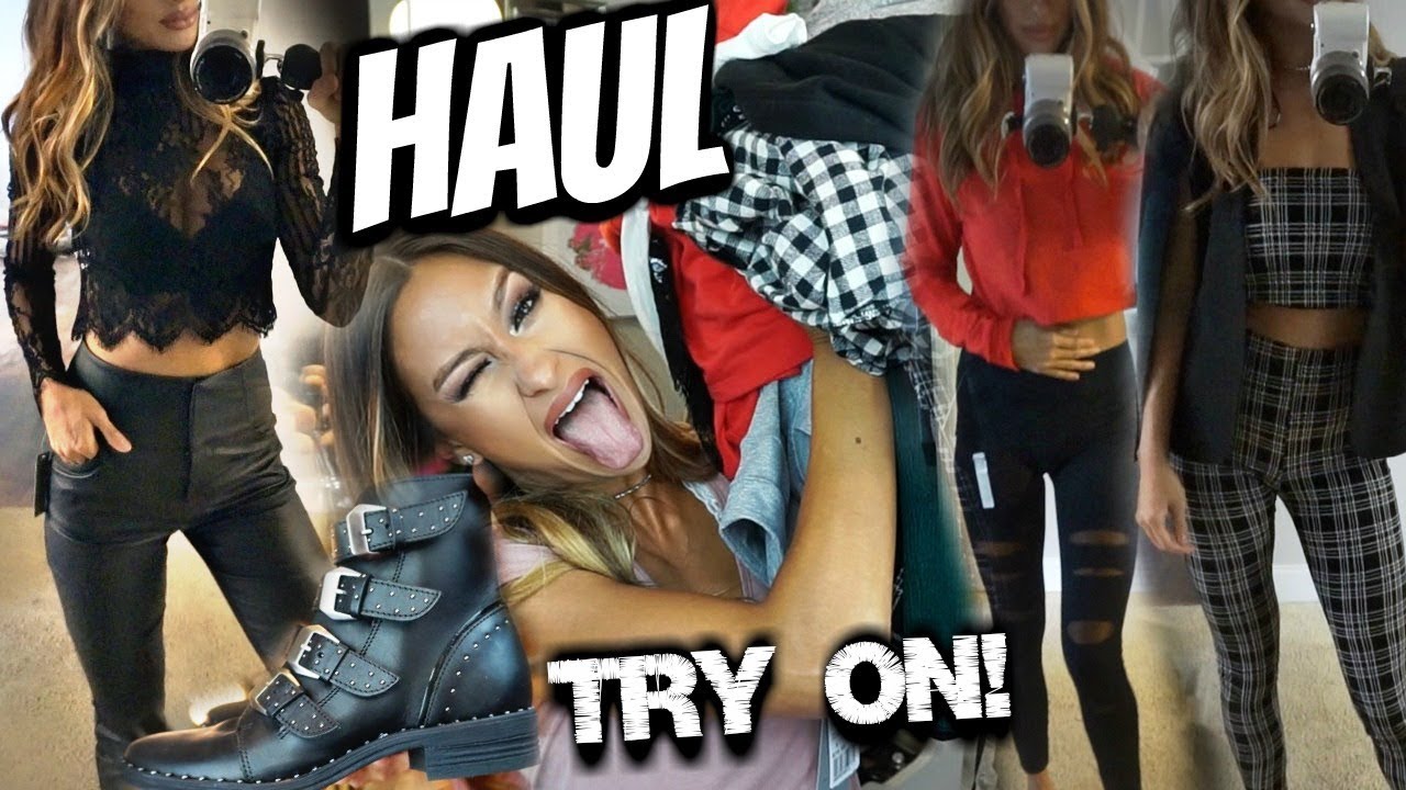 FALL TRY ON HAUL | NIGHT OUT, GYM CLOTHES, BASICS- AFFORDABLE - YouTube