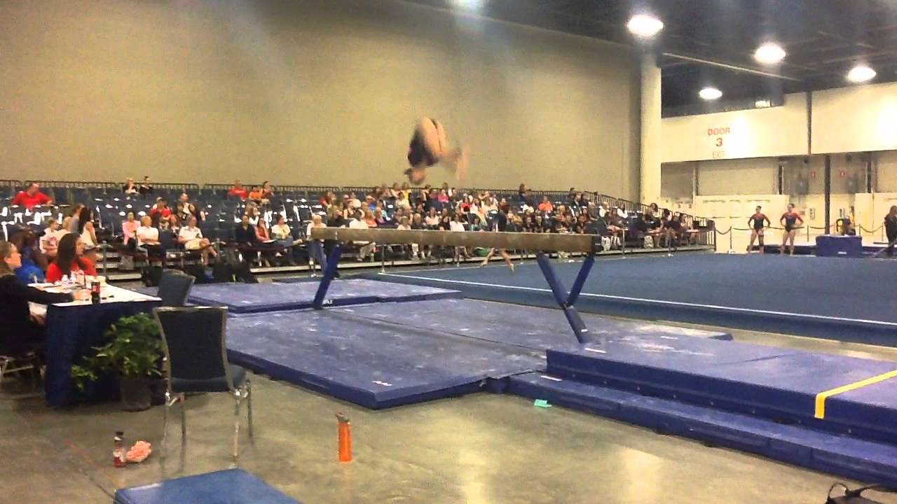 Nichole Smith Tim Rand Invitational Beam 2015 Level 9 - YouTube