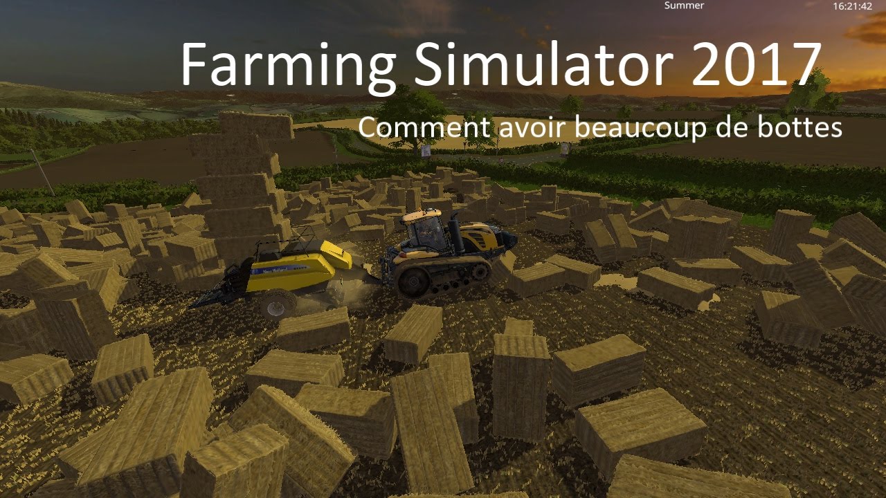 Avoir beaucoup de bottes : FS17 CHEAT BALER - YouTube
