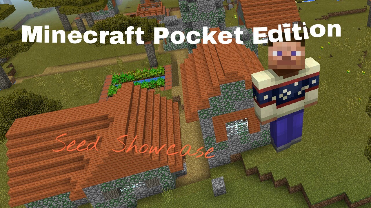Minecraft Pocket Edition - Zombie Village Seed - YouTube
