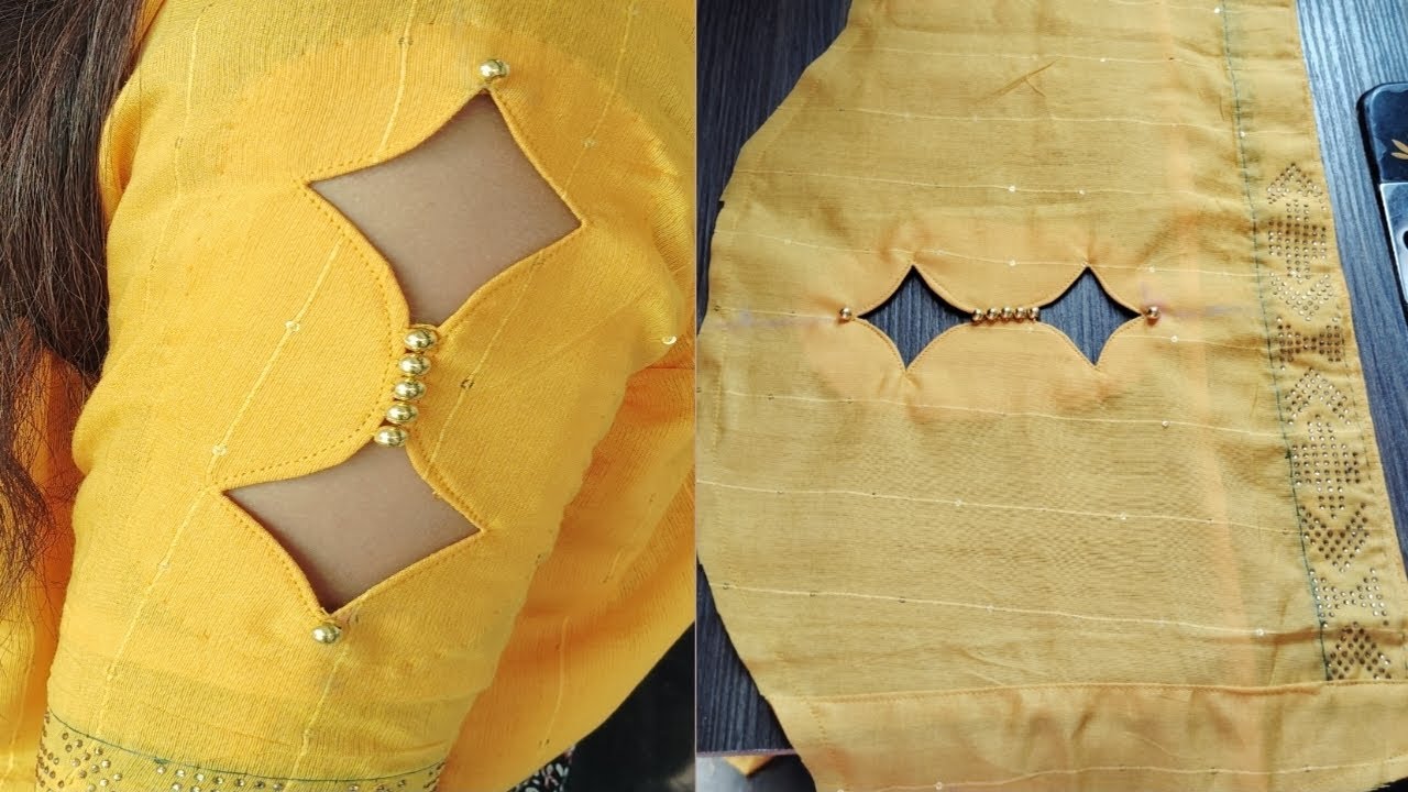 new sleeve design cutting and stitching| cut work baju design/ blouse ...